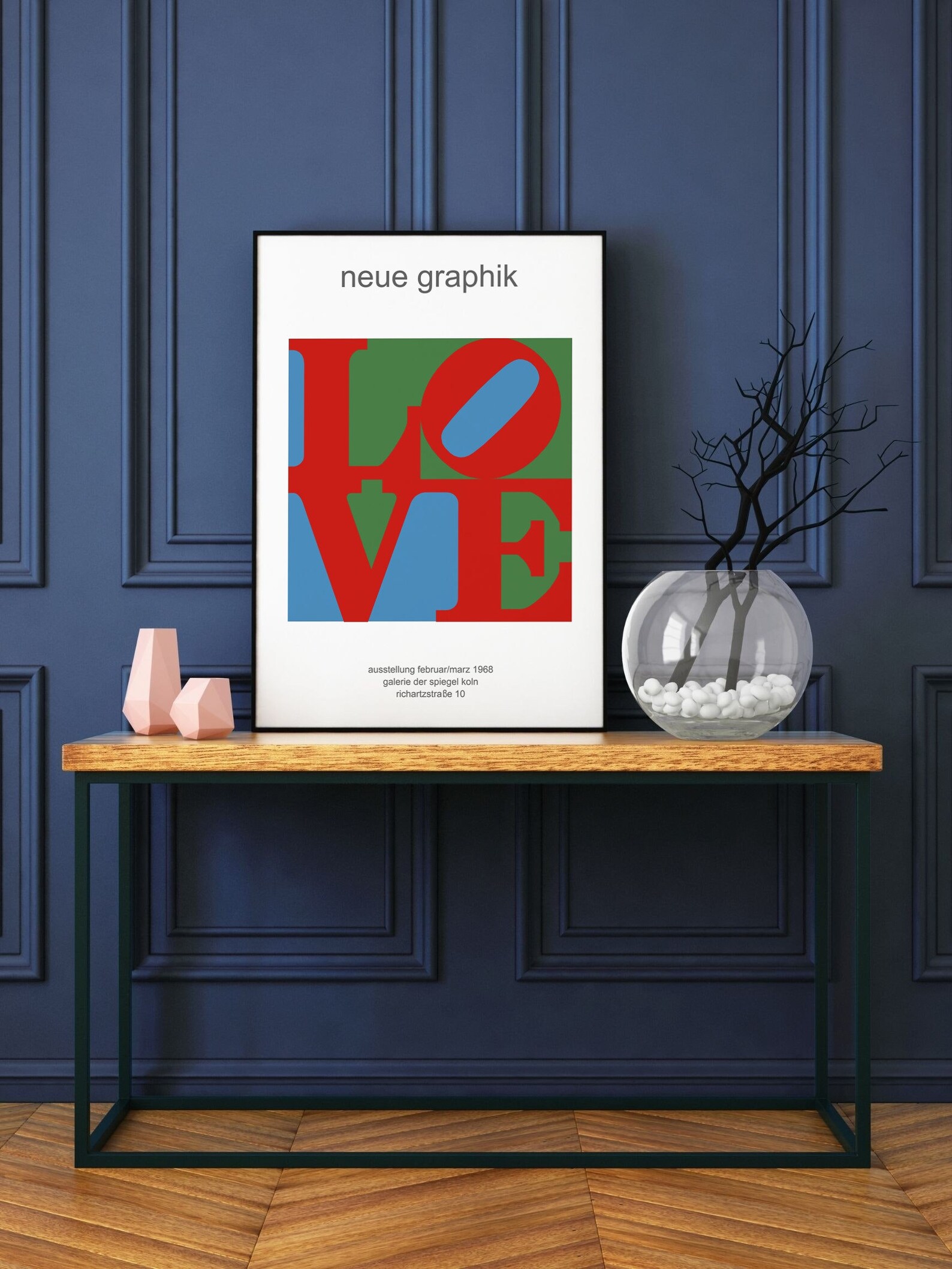 Robert Indiana Exhibition Poster Love Print Vintage Poster - Etsy