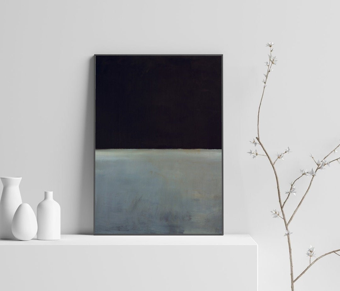 Mark Rothko Black on Gray Poster, Exhibition Poster,rothko Print ...