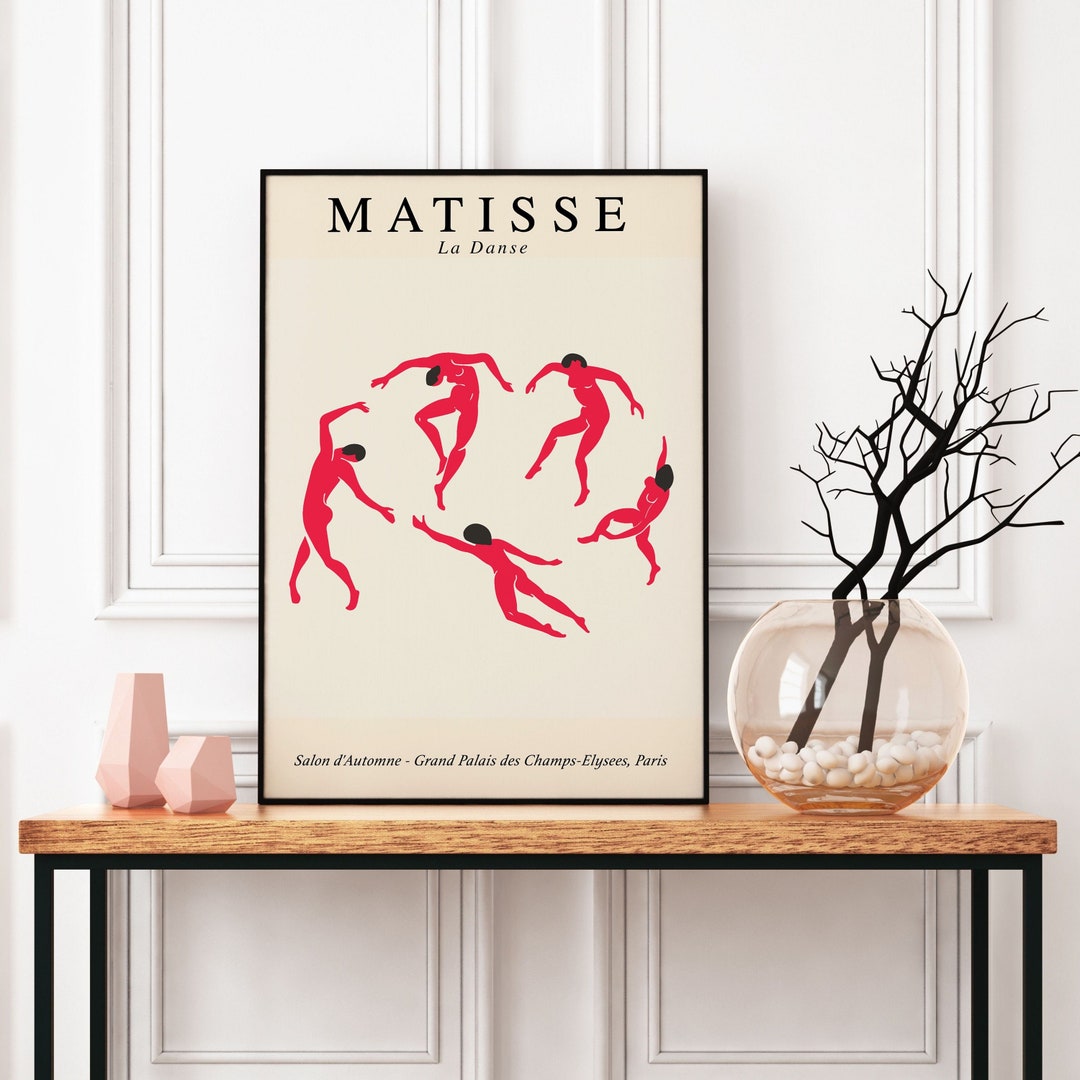 Henri Matisse Poster the Dance, Modern Art Print, Minimalist Decor - Etsy