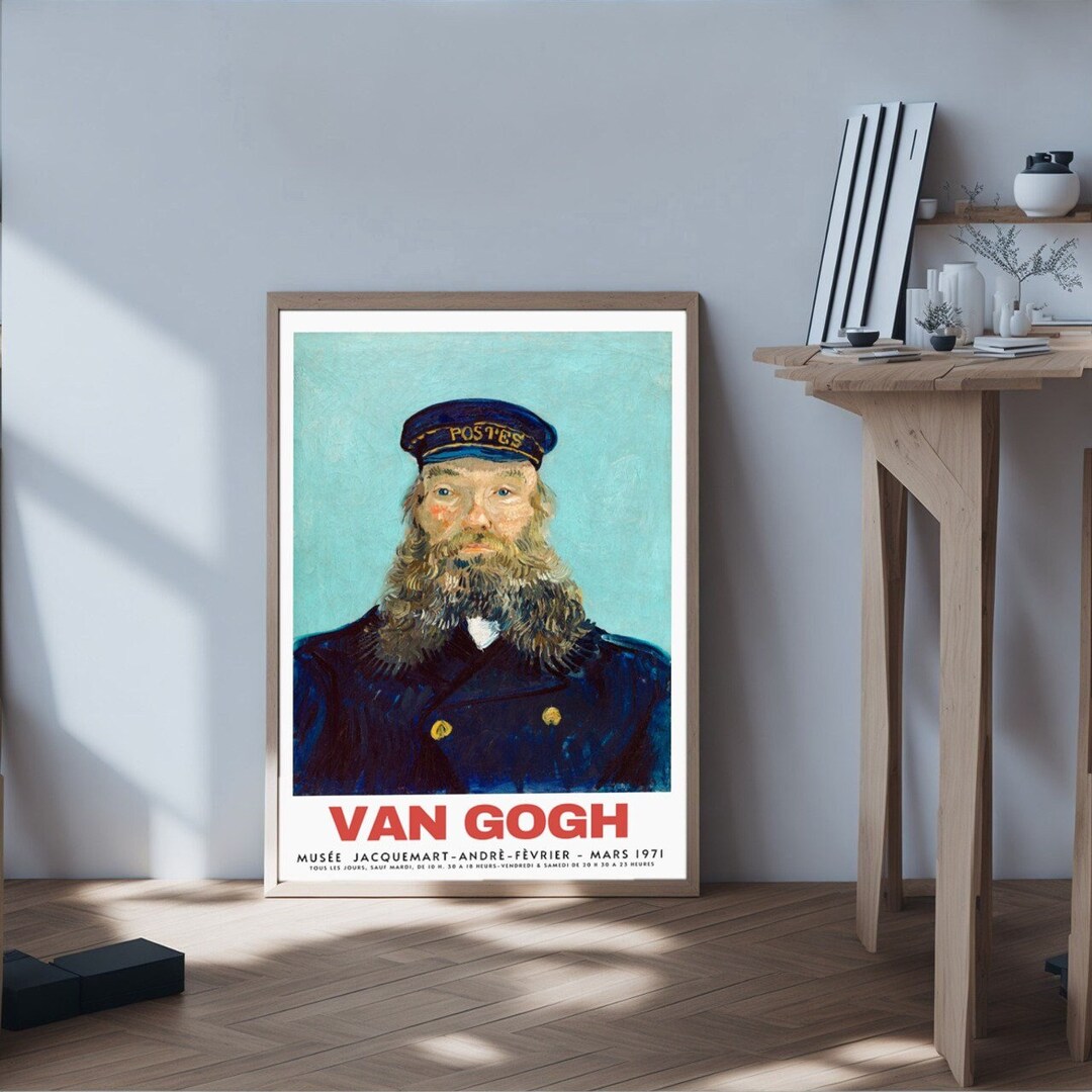 Vincent Van Gogh Van Gogh Portrait the Postman Post-impressionist ...