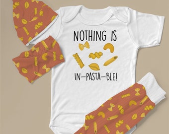 Pasta Baby Outfit - Etsy