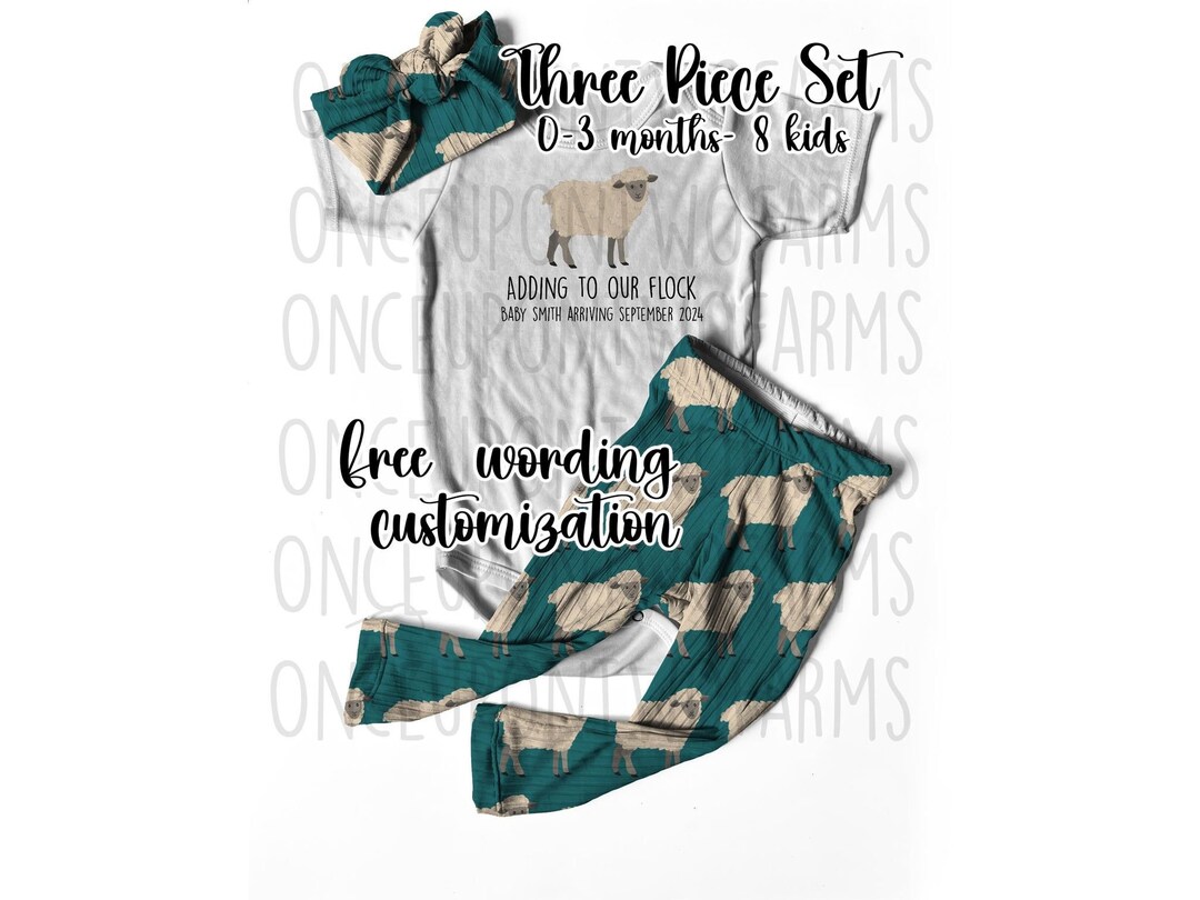 Sheep Baby Announcement, Farm Baby Announcement, Pregnancy Announcement ...