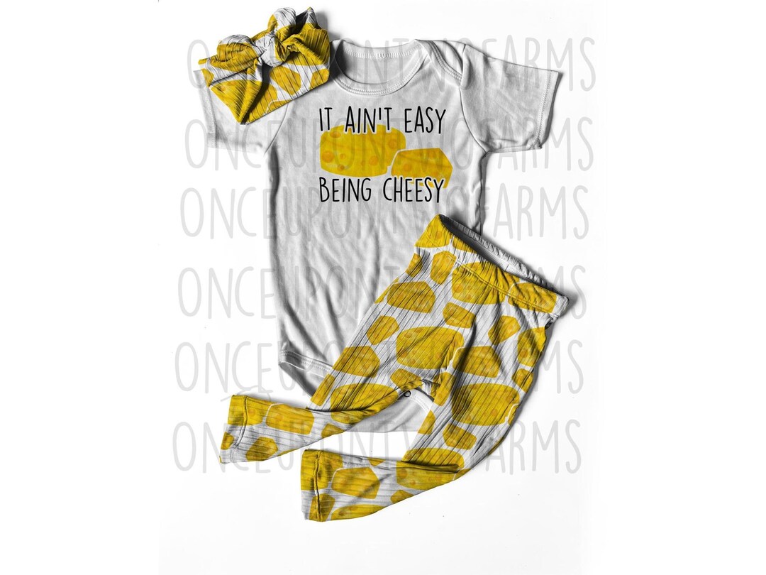 It Ain't Easy Being Cheesy, Cheese Baby Shirt, Cheese Outfit, Cheese ...