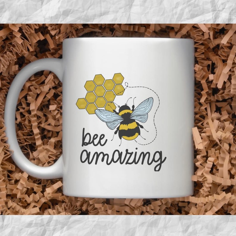 Bee Amazing Mug Bee Coffee Mug Bee Tea Mug Bee Gift Bee - Etsy