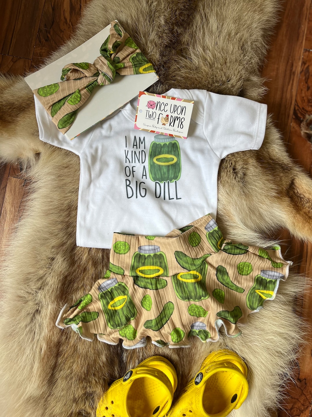 Im Kind of a Big Dill Baby Outfit, Pickle Toddler Outfit, Pickle Baby ...