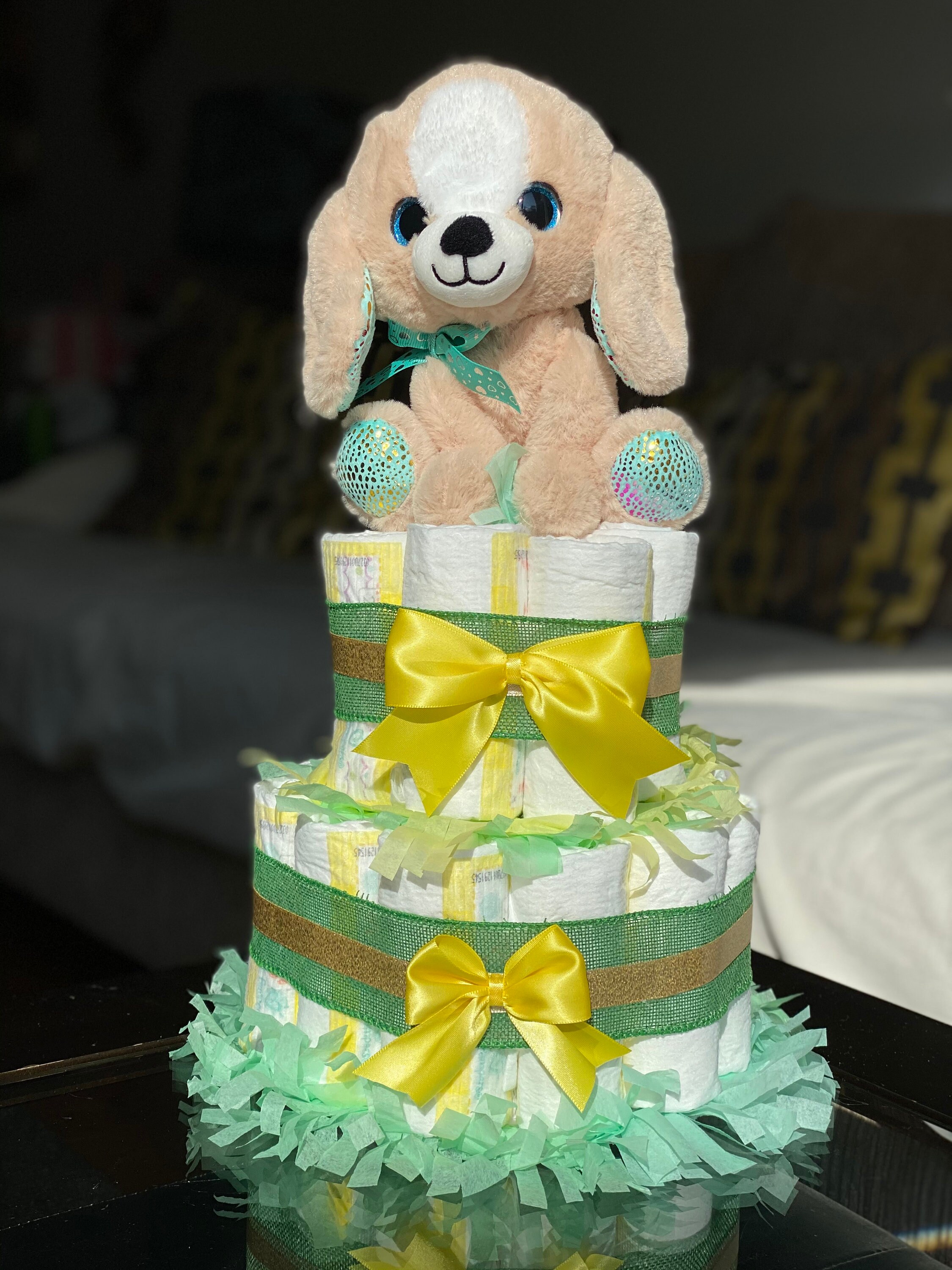 2 Tear Diaper Cake - Etsy