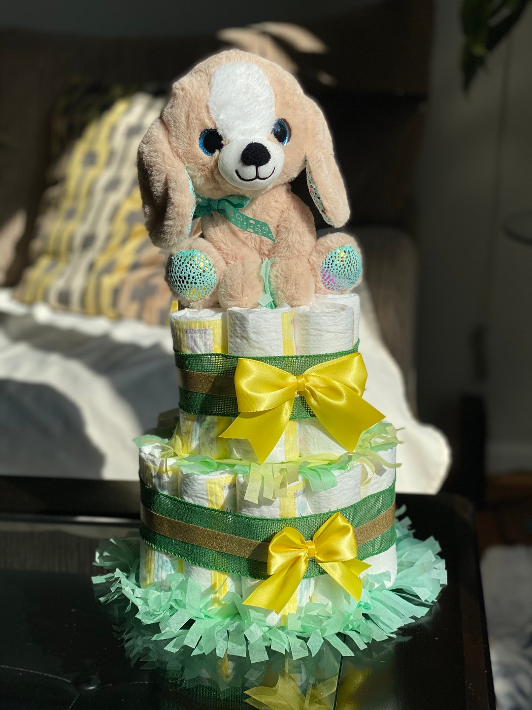 2 Tear Diaper Cake - Etsy