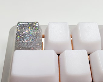 Holographic Star Glitter Keycaps OEM R1 Cherry MX Switches Mechanical ...