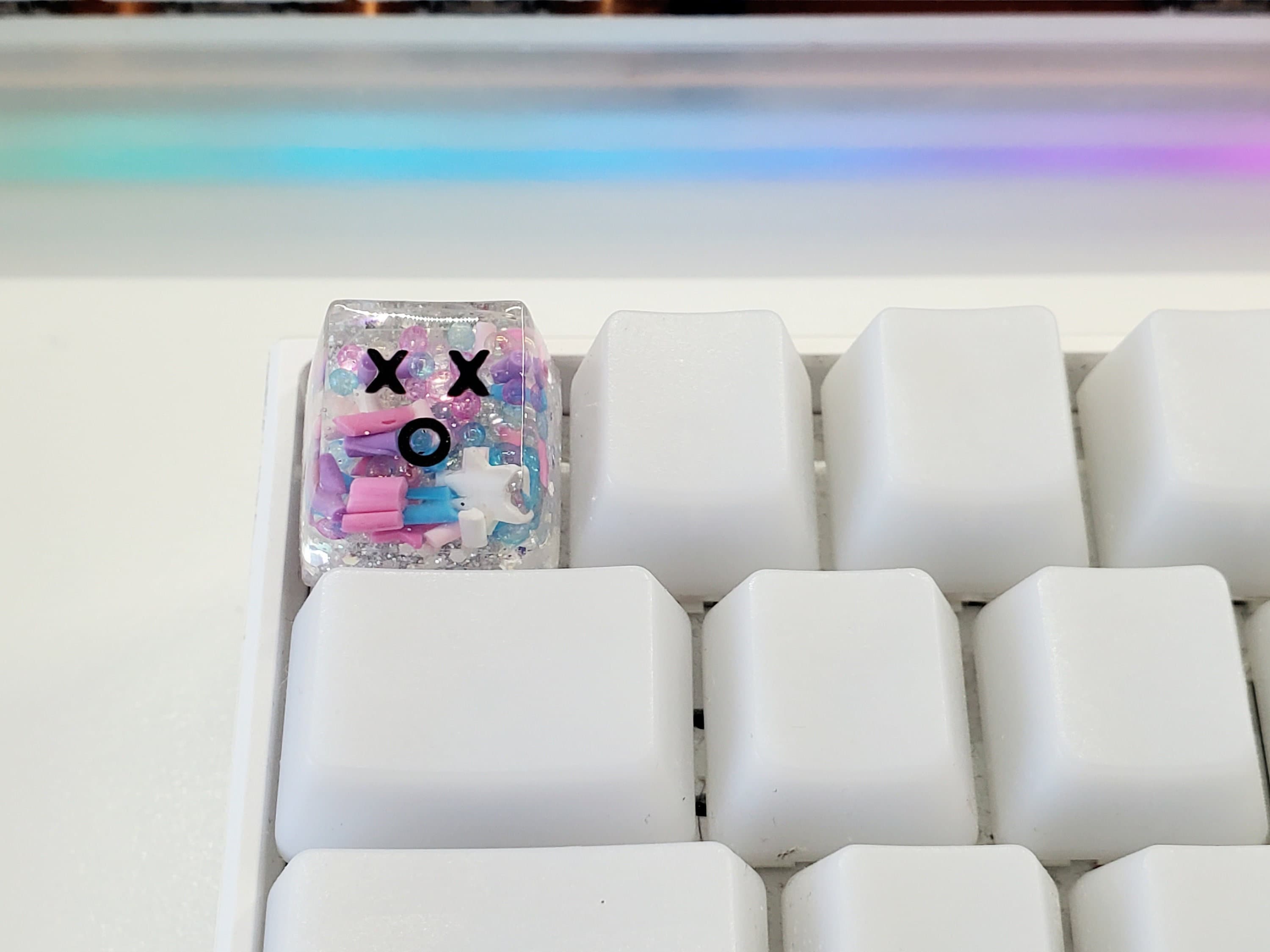 Shaker Keycap Face Emoji Glitter Keycap OEM R1 Cherry MX | Etsy