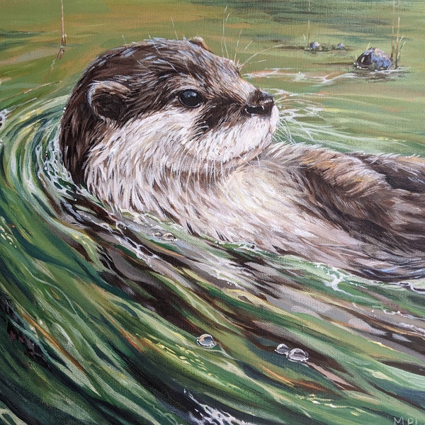 Otter Art - Etsy