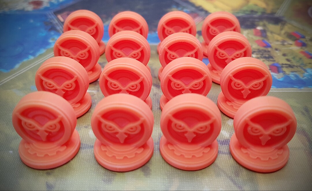 SCYTHE - Fenris Influence Tokens (matching Game's Colours ...