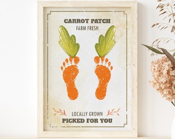 Carrot Patch Footprint | Etsy