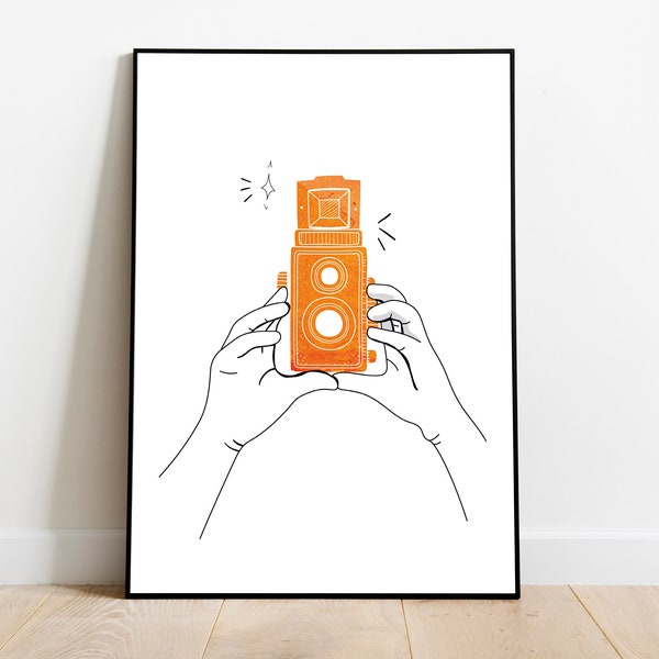 Vintage Camera Print - Etsy