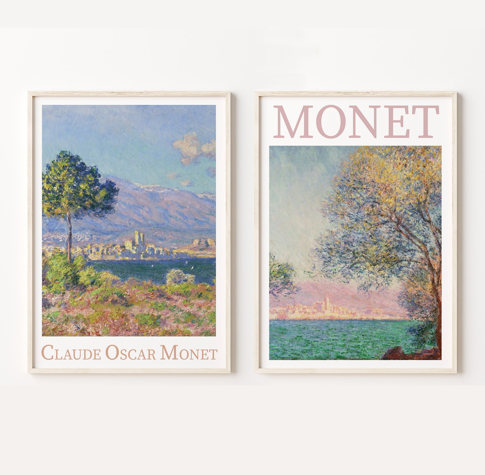 Set of 2 Monet Art Prints Claude Monet - Etsy