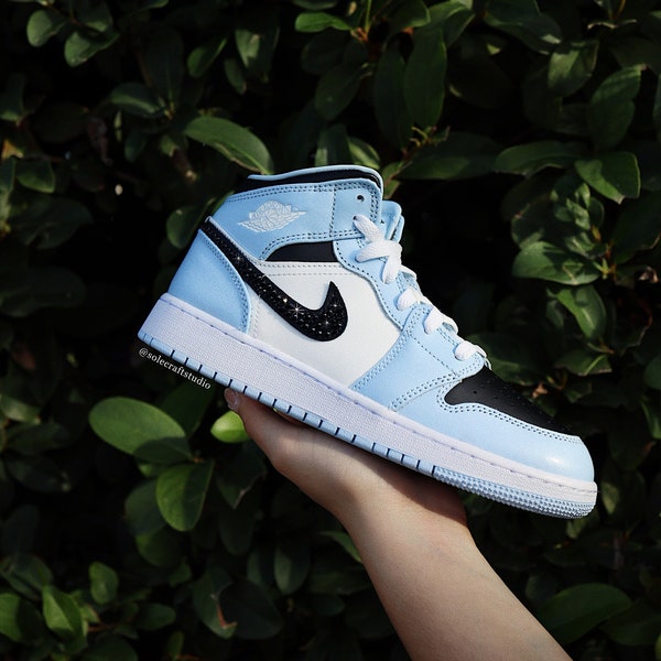 Baby Blue Nike Air Jordan - Etsy