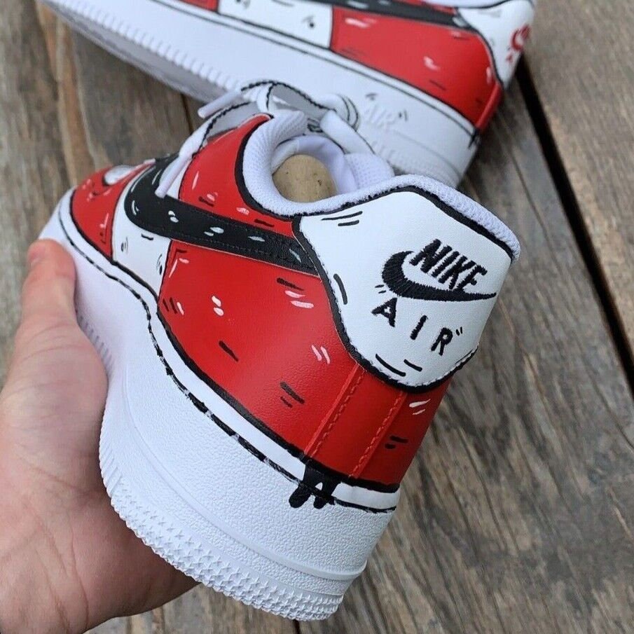 Air Force 1 Custom Shoes Cartoon Drip Hand Painted AF1 - Etsy Australia