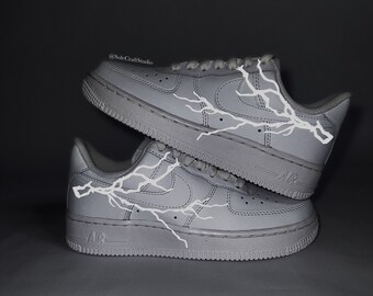 CUSTOM Reflective Butterfly Air Force 1 - Etsy