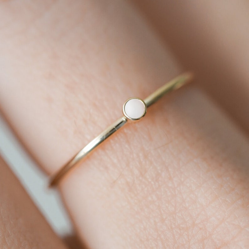 Gold DIY Breastmilk Ring DIY Keepsake Ring Dot Ring Breastmilk Jewelry ...