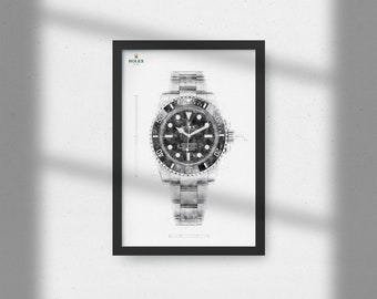 Rolex Print | Etsy