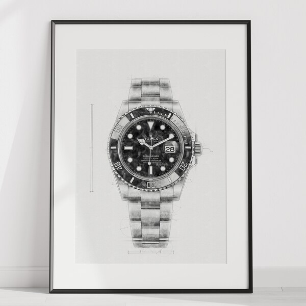 Rolex Print - Etsy