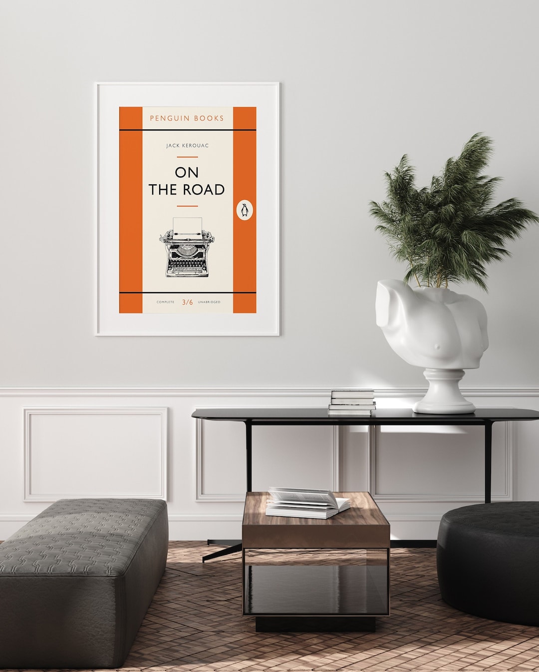 On the Road - Jack Kerouac - Penguin Classics Book Cover Art Physical ...