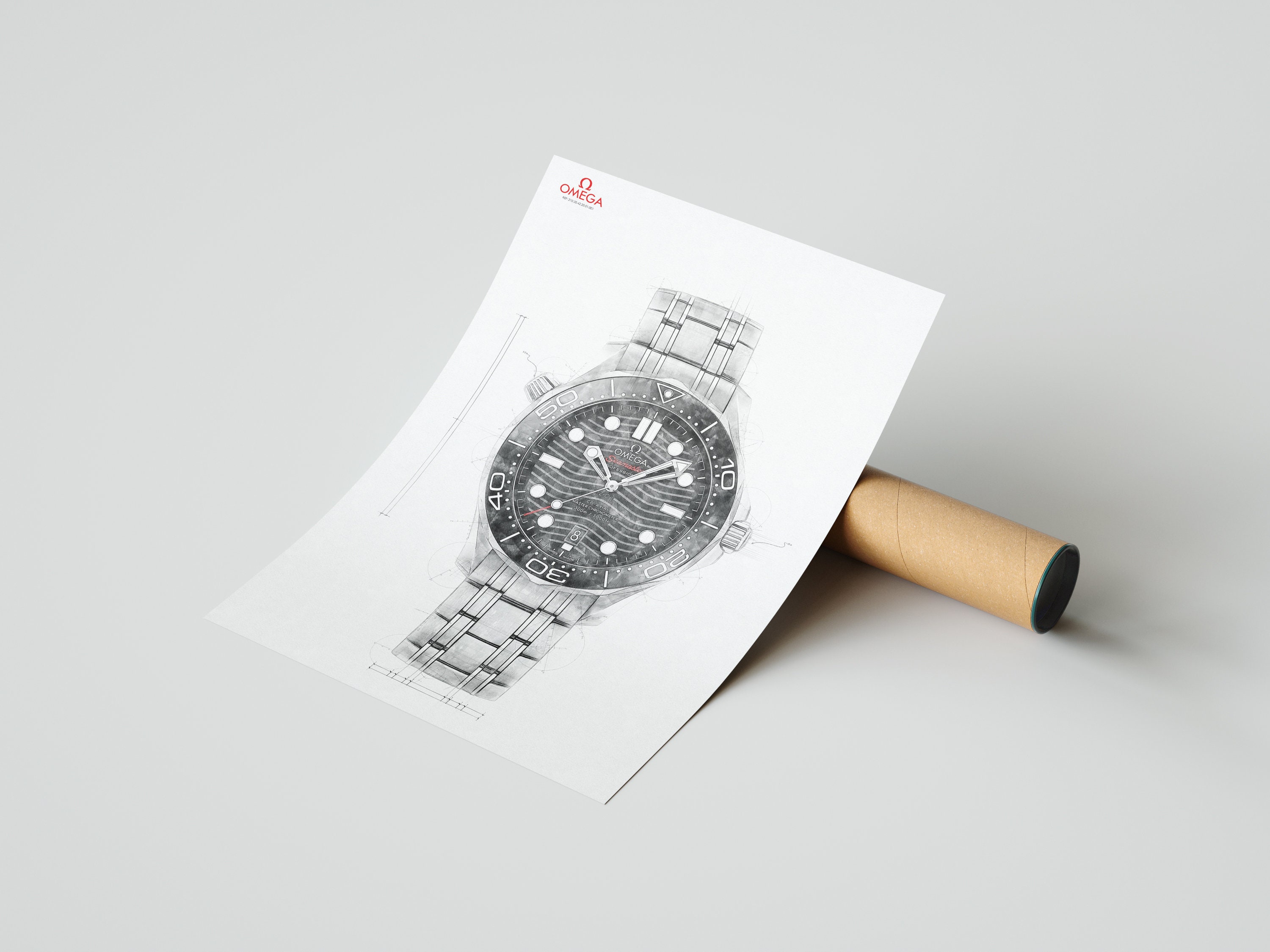 Omega Seamaster Diver 300m, Ref. 210.30.42.20.01.001 - Digitally ...