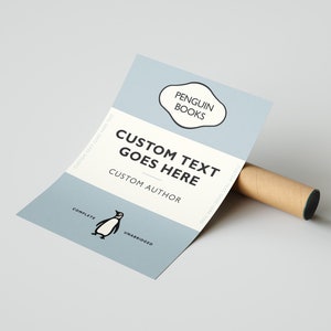 Fully Customisable/personalised Penguin Classics Book Cover Art ...