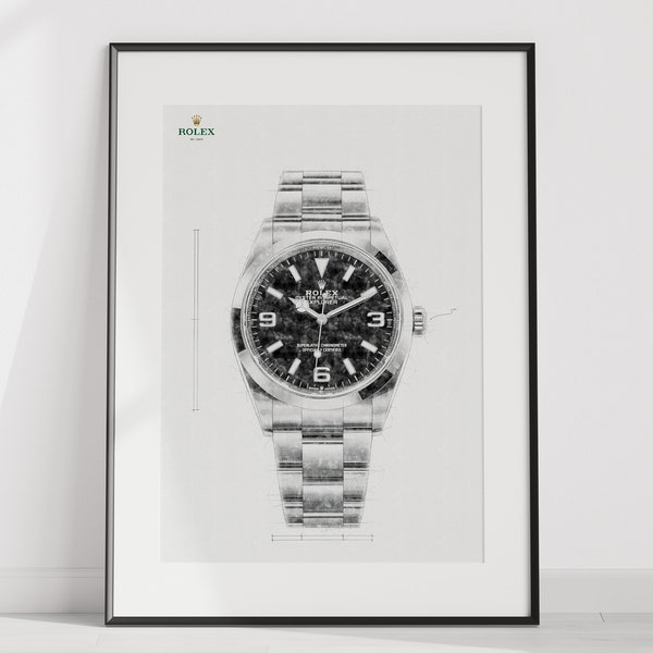 Rolex Print - Etsy