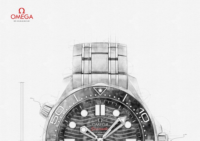 Omega Seamaster Diver 300m, Ref. 210.30.42.20.01.001 - Digitally ...