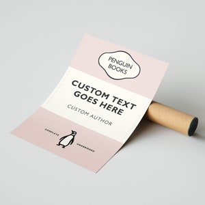 Fully Customisable/personalised Penguin Classics Book Cover Art ...