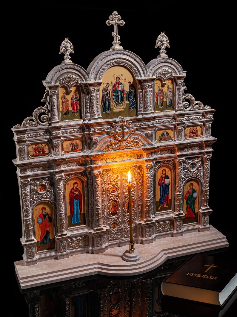 21.5 Home Iconostasis Baroque Style Wall-mounted and - Etsy