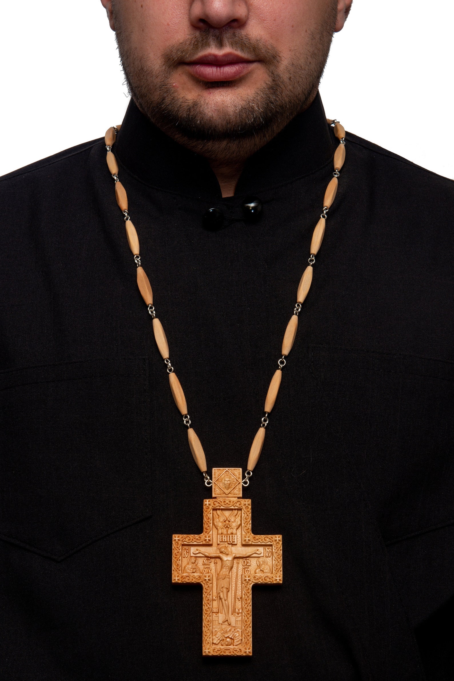 5" Priest Pectoral Cross Award #7 Christian Cross for Bishops Religious ...