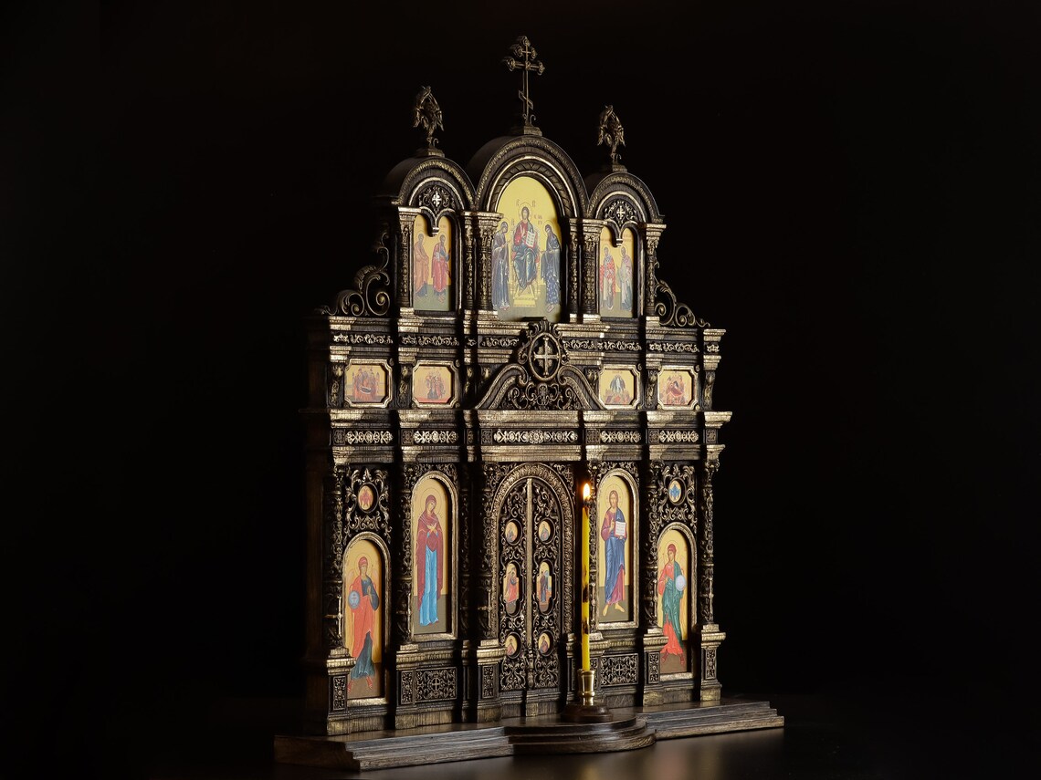 21.5 Home Iconostasis Baroque Style Wall-mounted and - Etsy