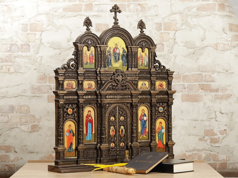 21.5 Home Iconostasis Baroque Style Wall-mounted and - Etsy