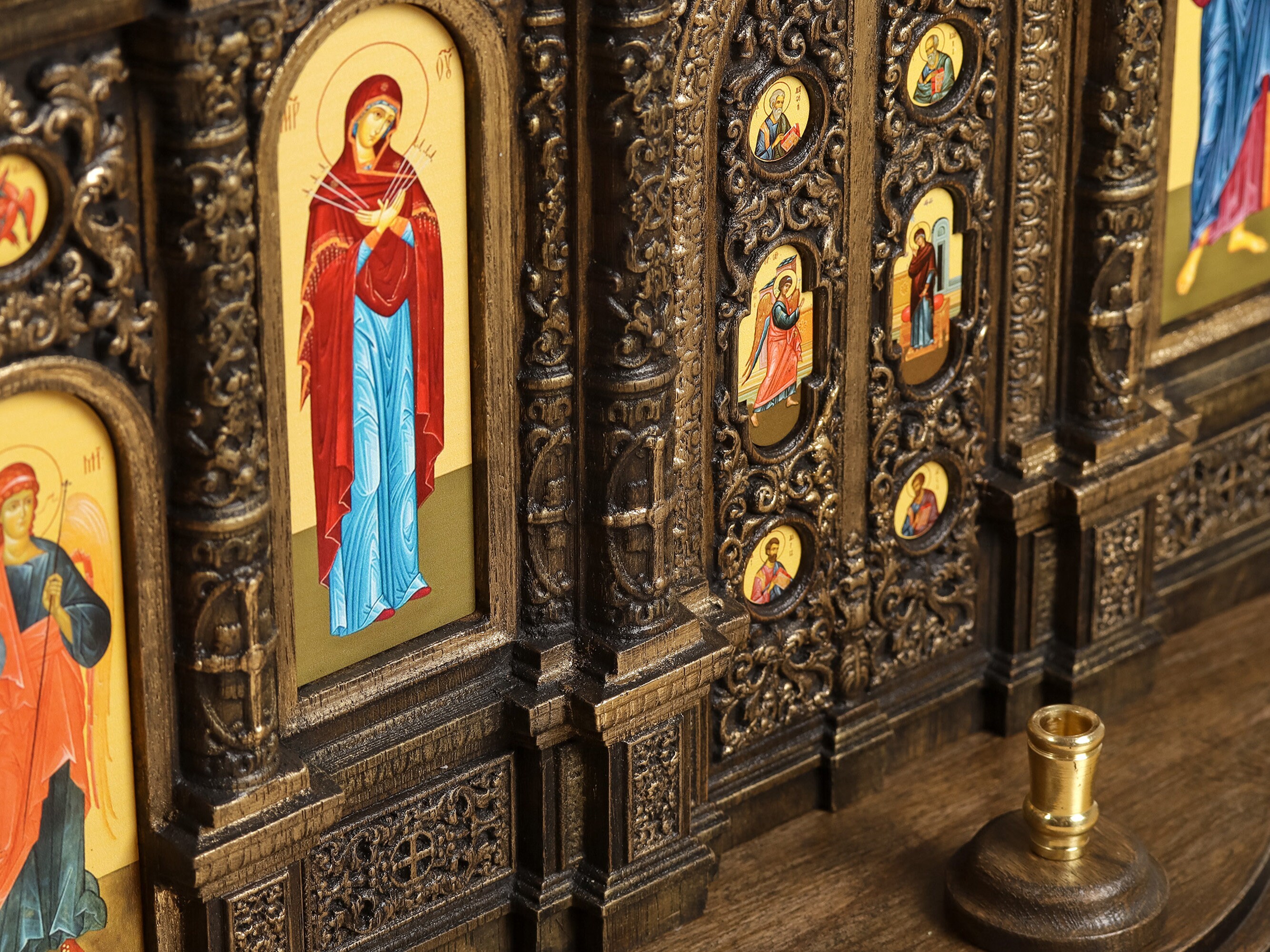 21.5 Home Iconostasis Baroque Style Wall-mounted and - Etsy Canada
