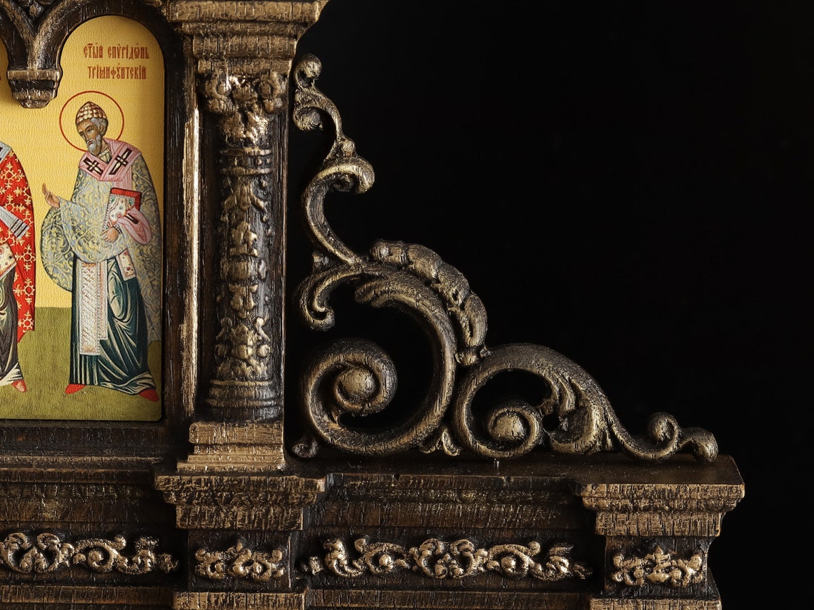 21.5 Home Iconostasis Baroque Style Wall-mounted and - Etsy