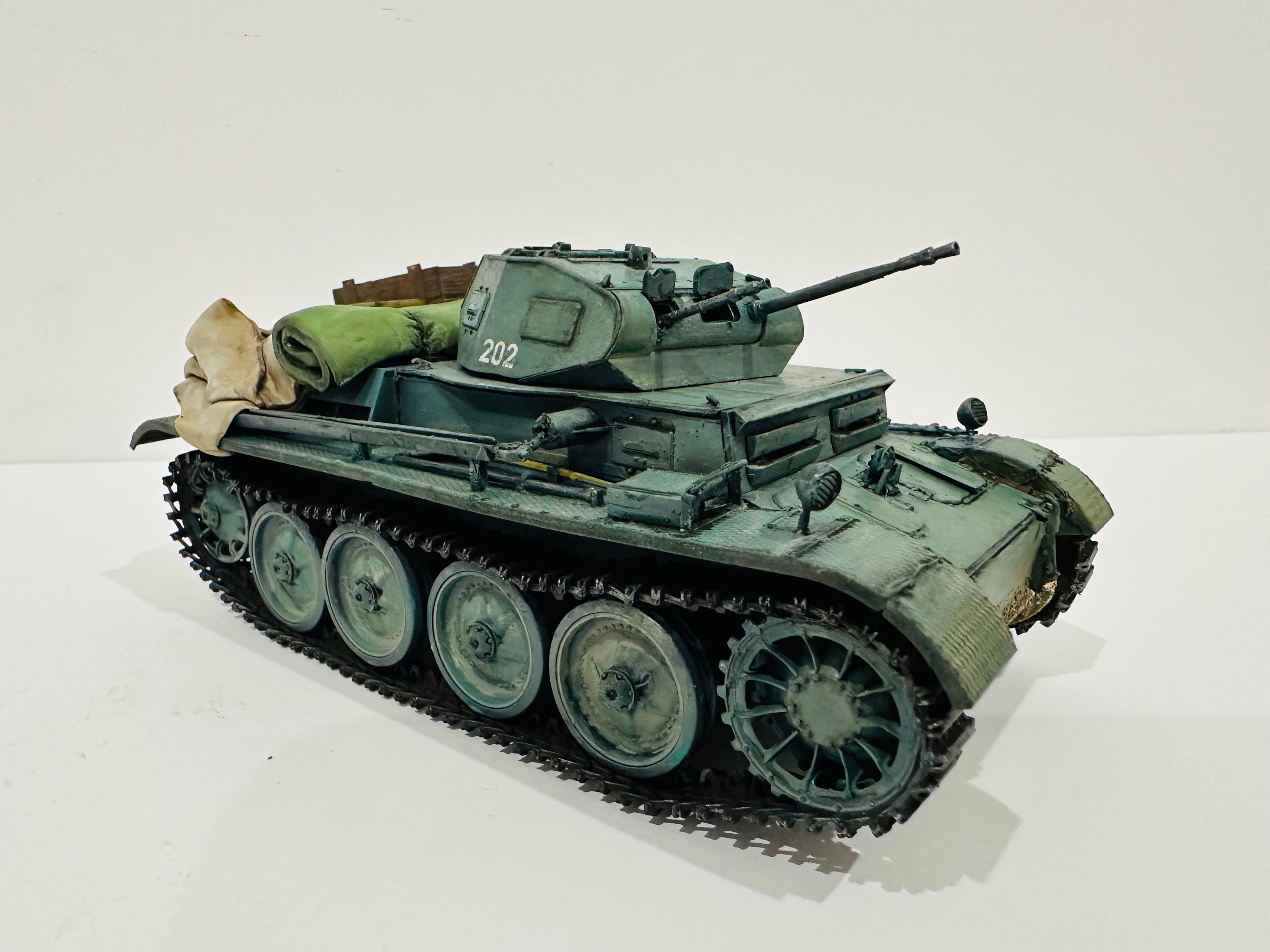 FINISHED Pro Built 1/35 Panzer II German Tank Afv WW2 Wwii Model ...