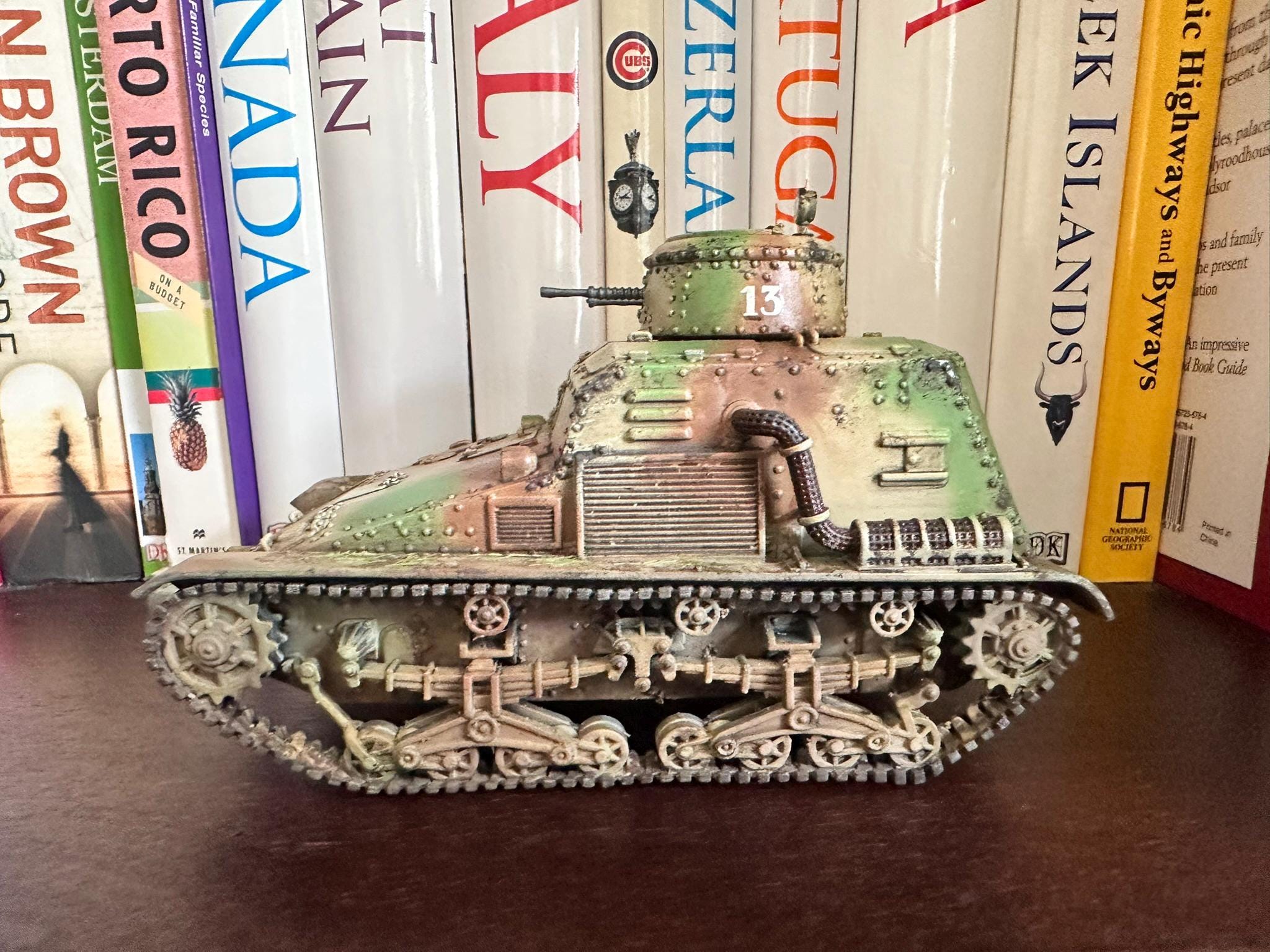FINISHED Pro Built 1/35 Type 95 So-ki Railroad Tankette Scale Model ...