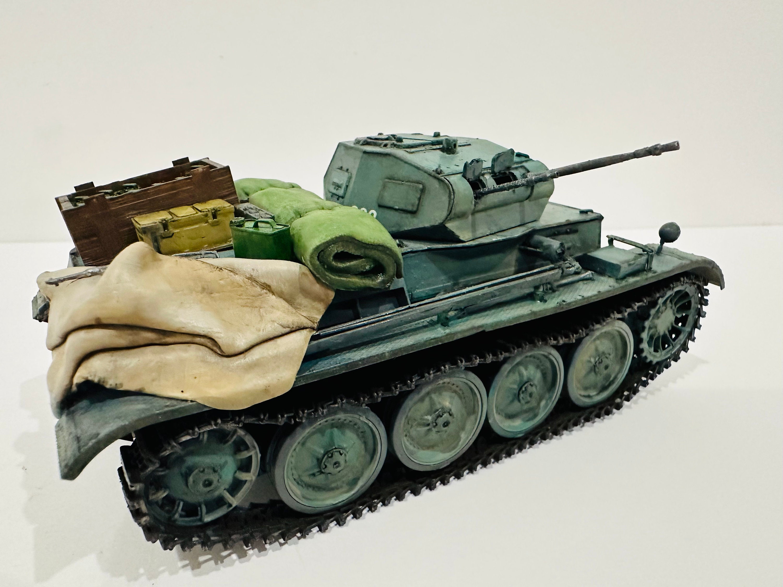 FINISHED Pro Built 1/35 Panzer II German Tank Afv WW2 Wwii Model ...