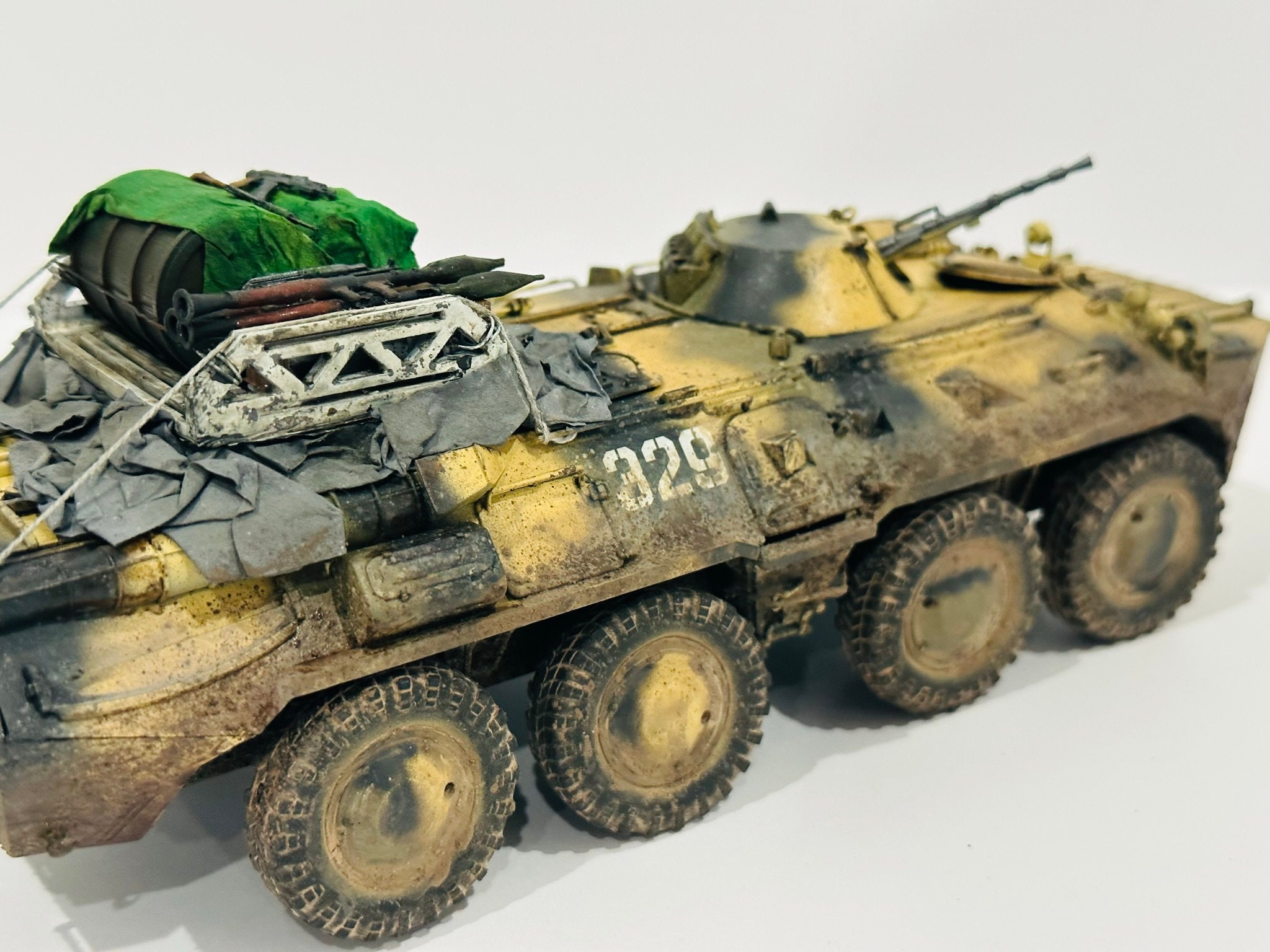 Pro Built 1/35 BTR 70 AFV tank Modern Model Russian Soviet. Painted and ...