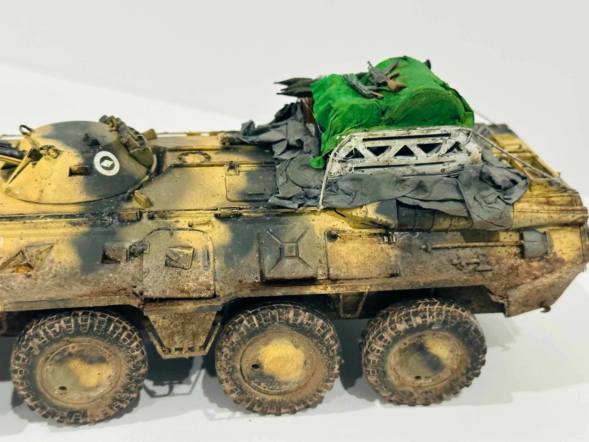 Pro Built 1/35 BTR 70 AFV tank Modern Model Russian Soviet. Painted and ...