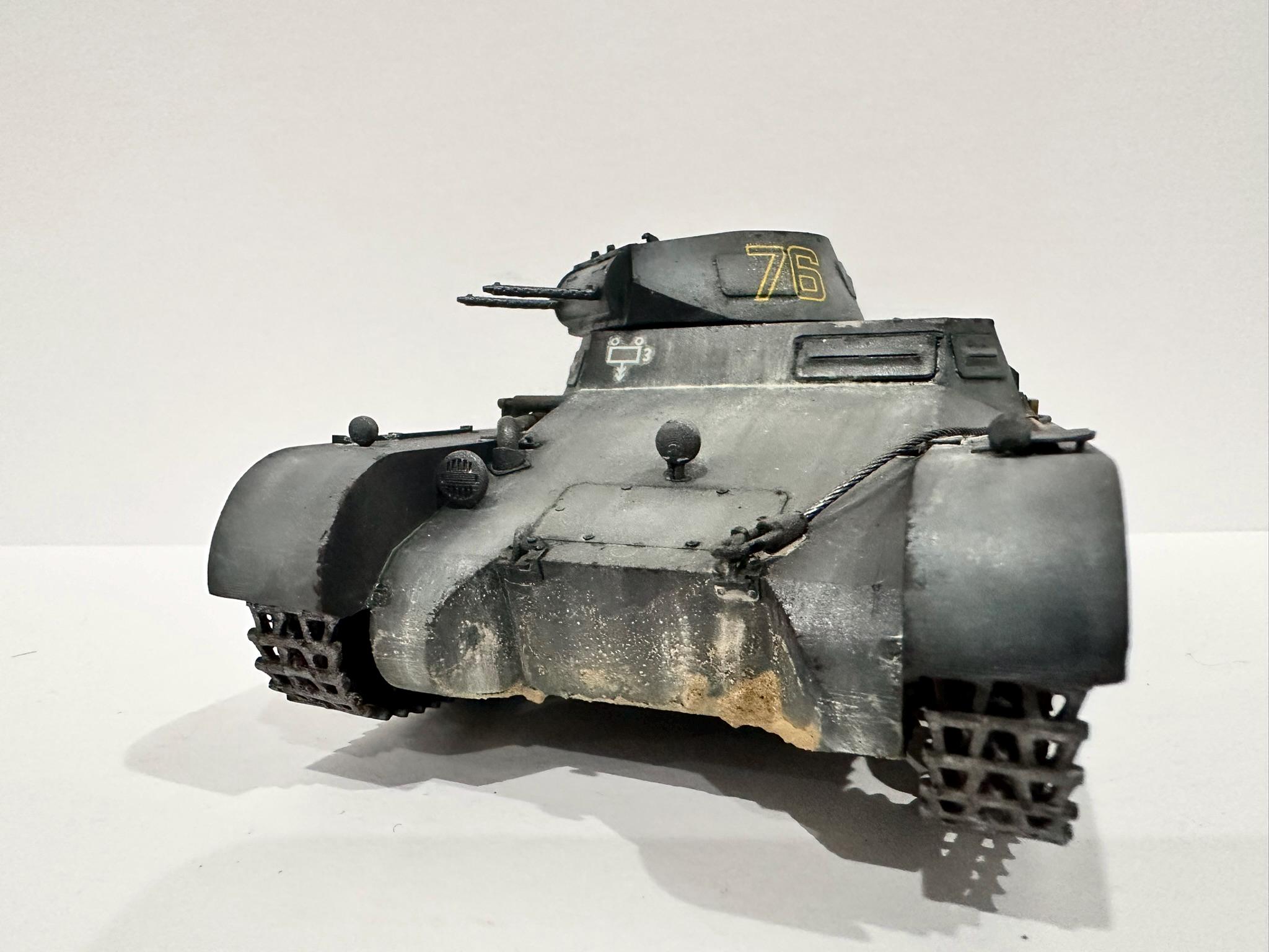 FINISHED Pro Built 1/24 Panzer I Ausf B Scale Model Tank WW2 German ...