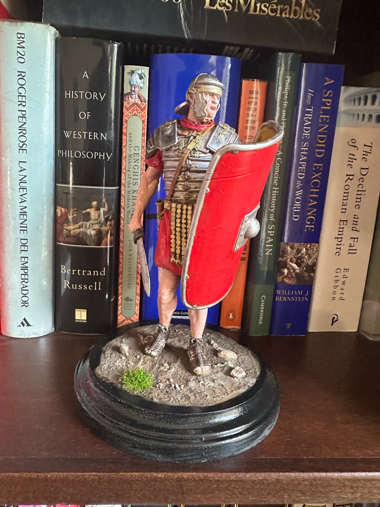 Roman Legionary Miniature Figure, Painted and Weathered, 190 Mm 7.5 ...