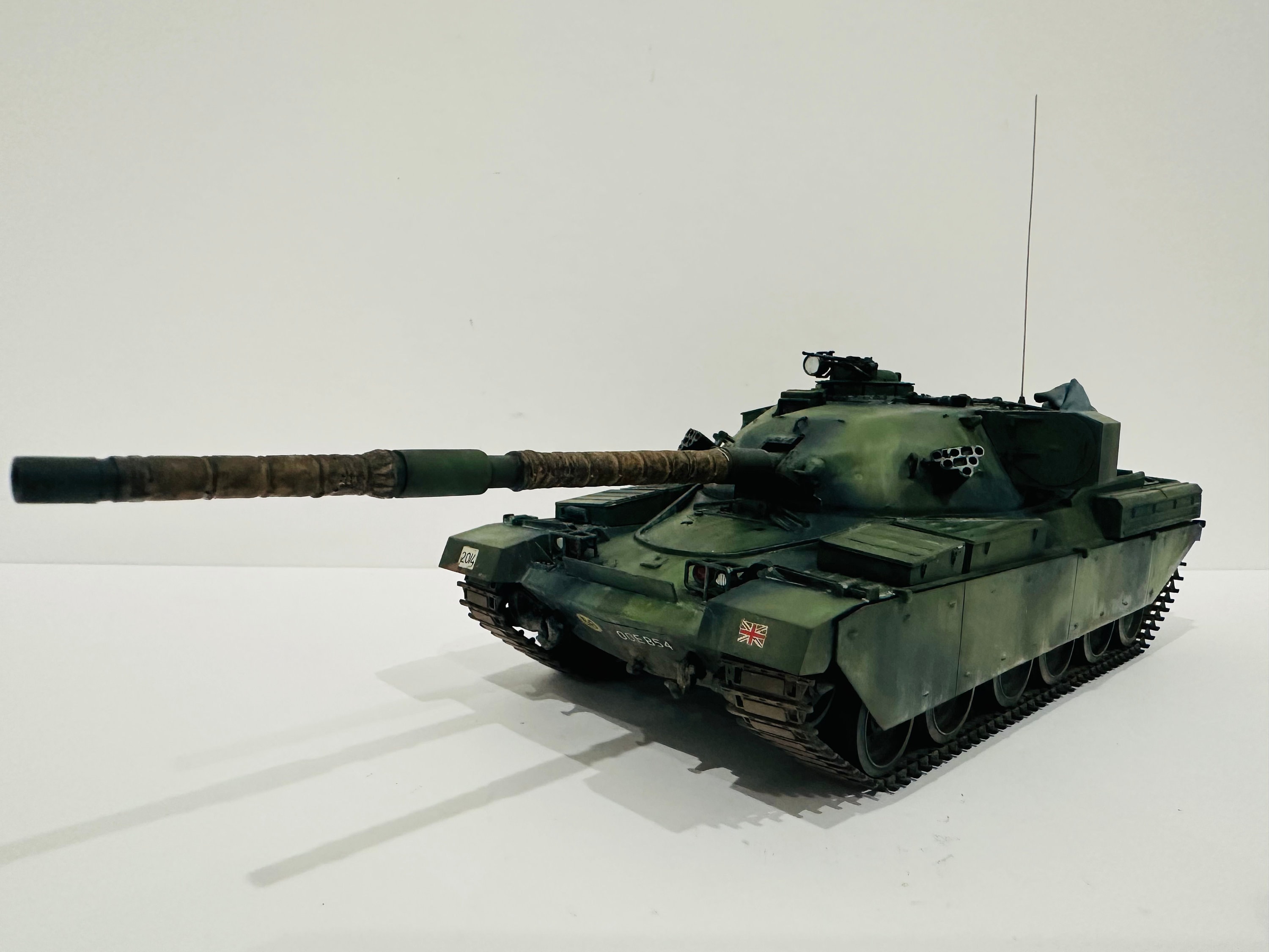 Tank 1/35 British Chieftain Modern Scale Model English Tank Cold War ...