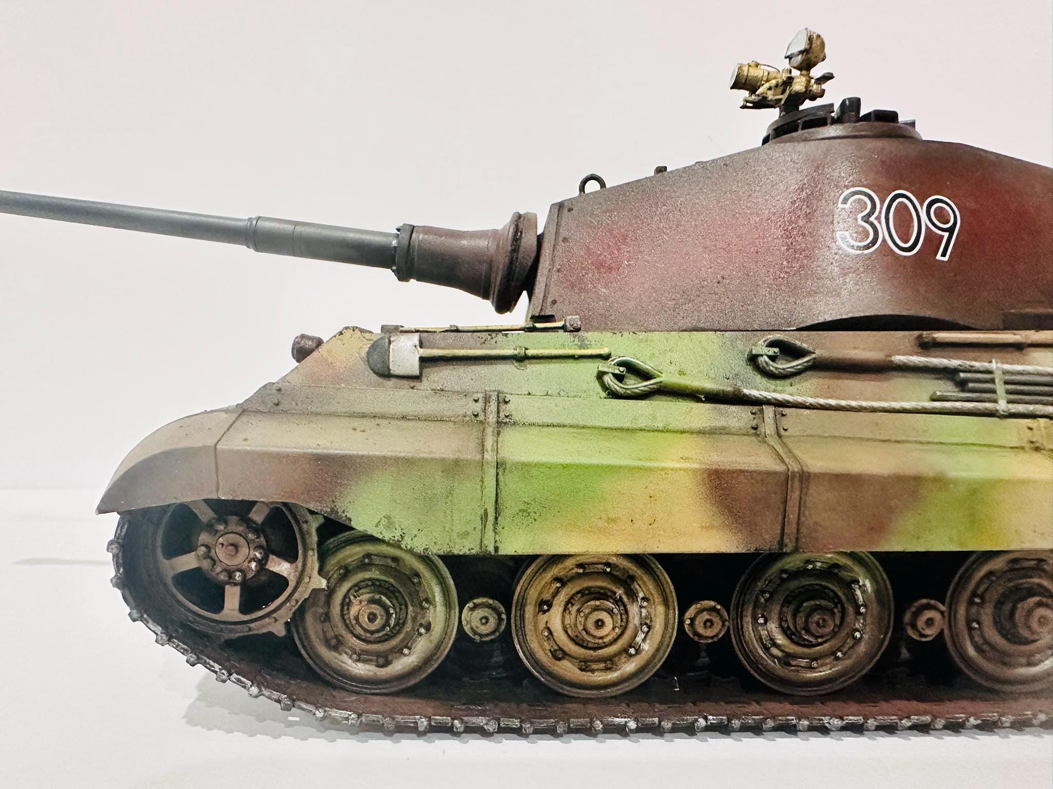 Tank Panzer German 1/35 King Tiger (tiger II) WW2 AFV Model Tank ...