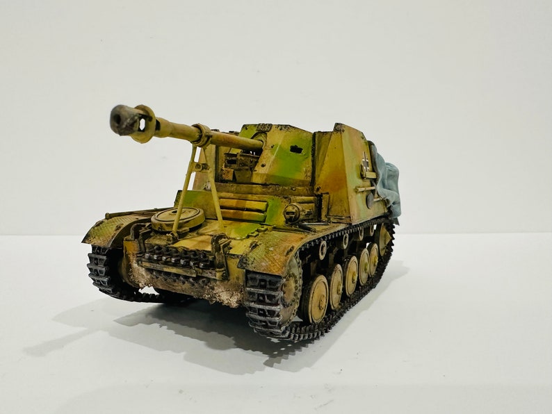 FINISHED Pro Built 1/35 Panzer German Tank Marder II Sdkfz 131 WW2 AFV ...