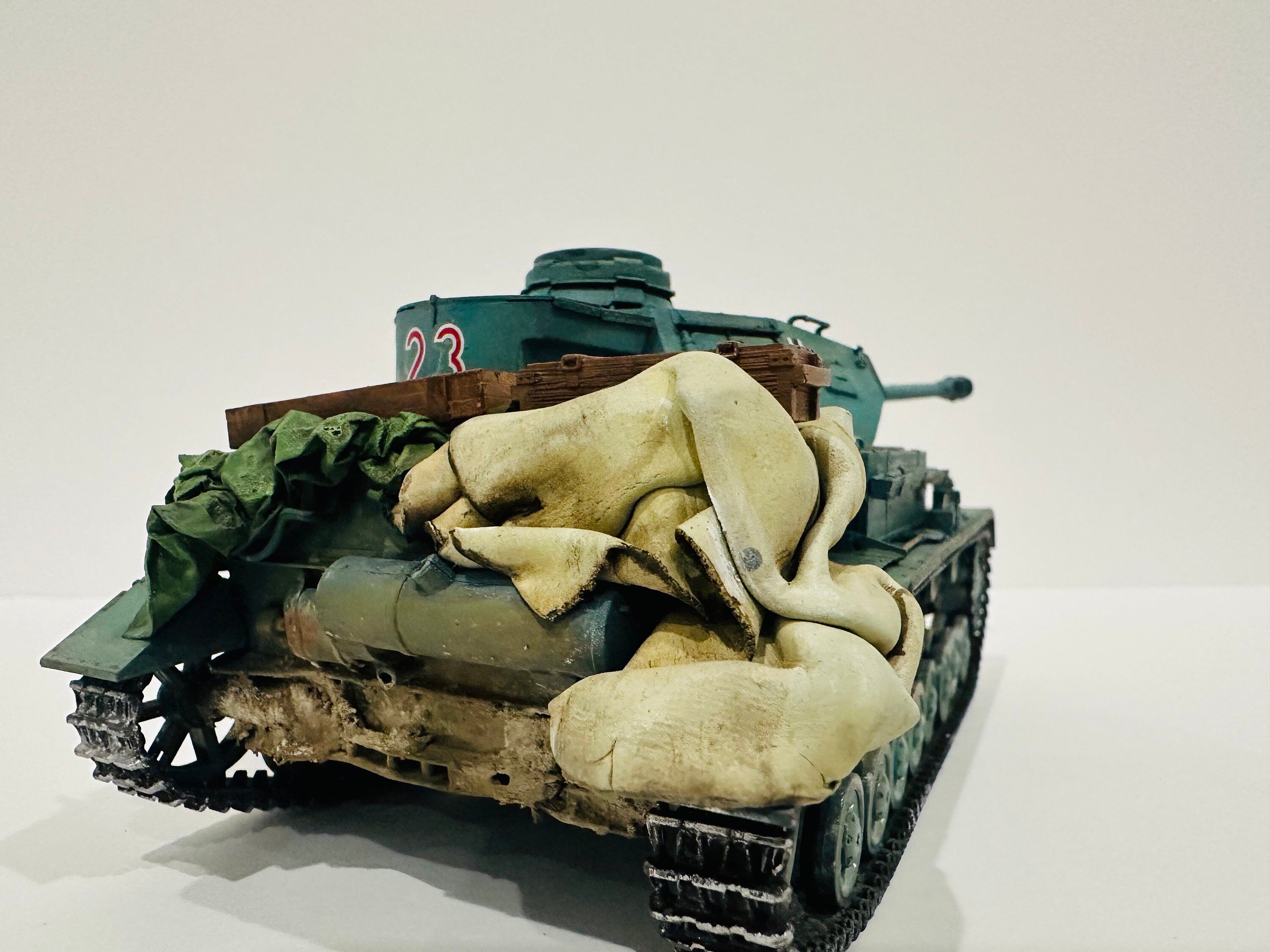 FINISHED Pro Built 1/35 Panzer IV Ausf F/g German Tank WW2 AFV Model ...