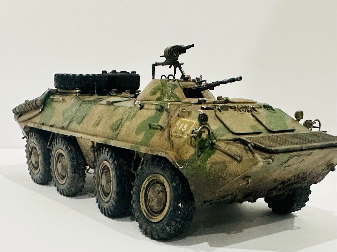FINISHED Pro Built 1/35 BTR 70 AFV Scale Model tank Modern Russian ...