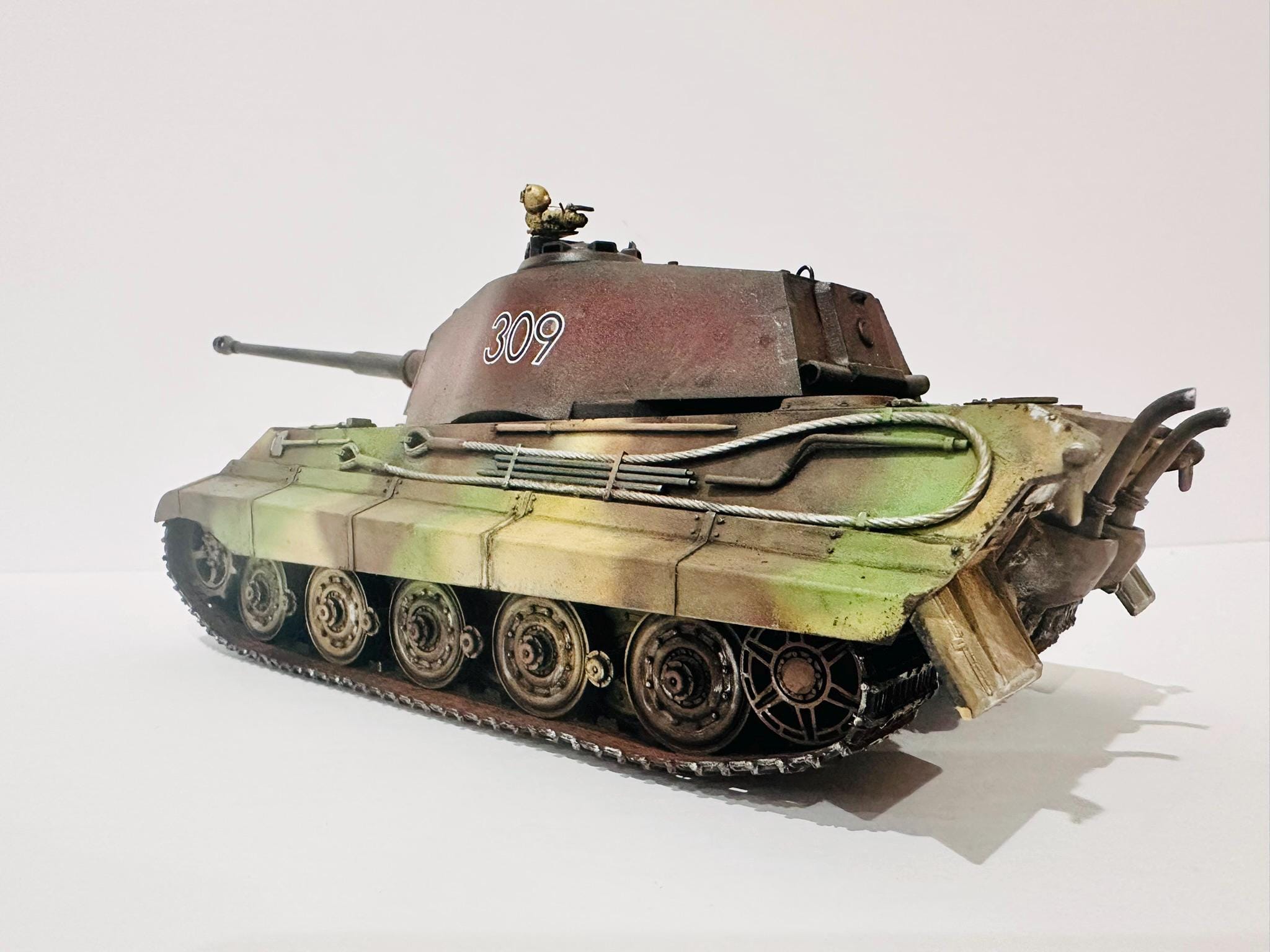 Tank Panzer German 1/35 King Tiger (tiger II) WW2 AFV Model Tank ...