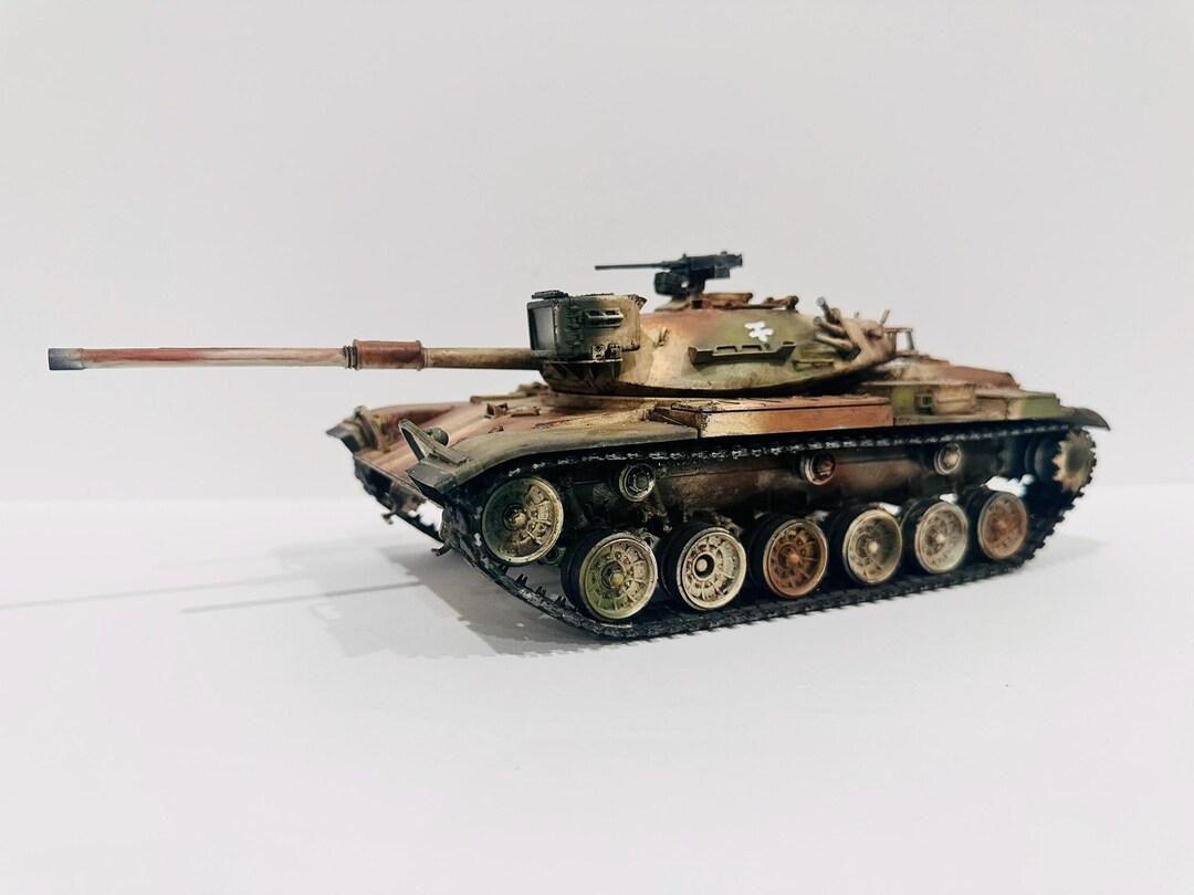Tank Type 74 1/35 Japanese Scale Model Modern Cold War AFV. Painted and ...